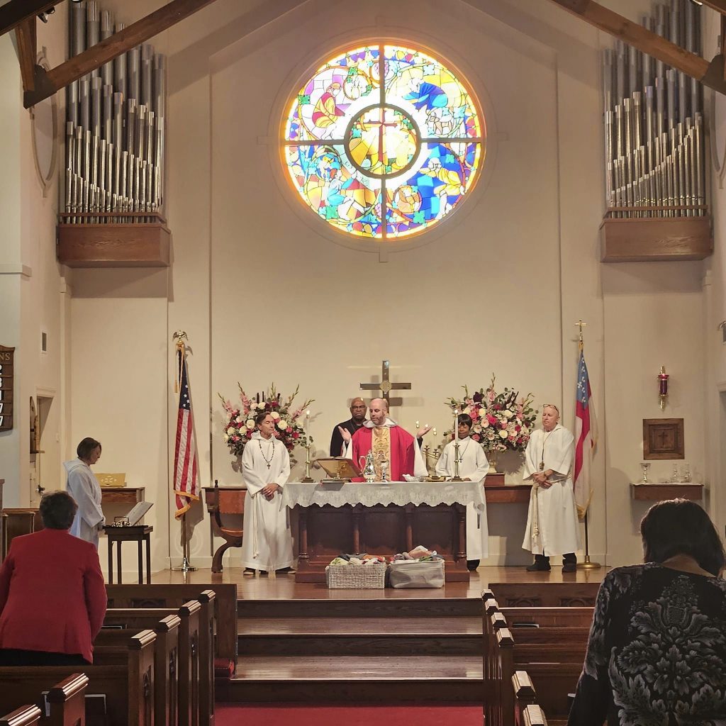 fr tim at eucharist stmattsday - St. Matthews Episcopal Church